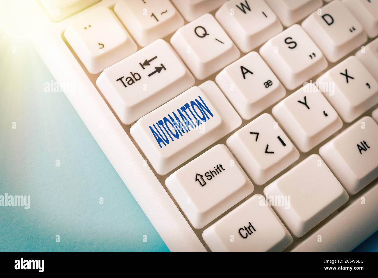 Writing note showing Automation. Business concept for equipment in ...