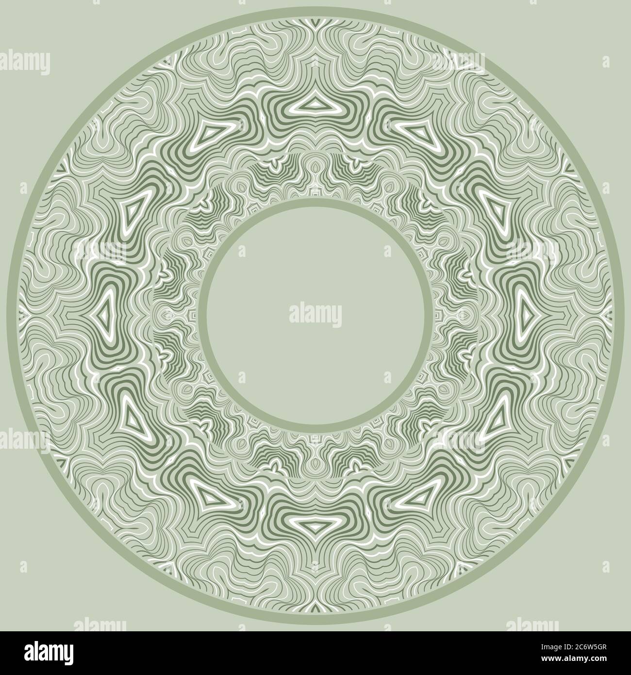 Vector abstract ornamental vintage round frame Stock Vector Image & Art ...
