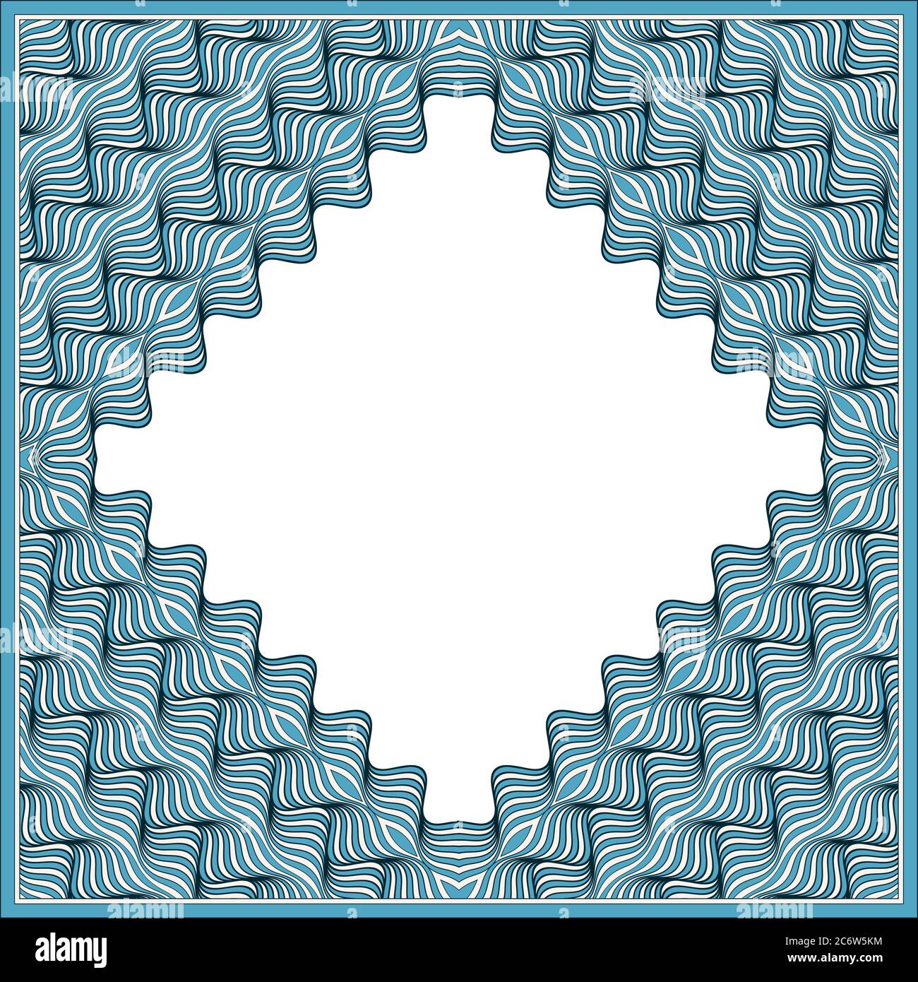 Vector abstract border with distortion effect Stock Vector Image & Art ...