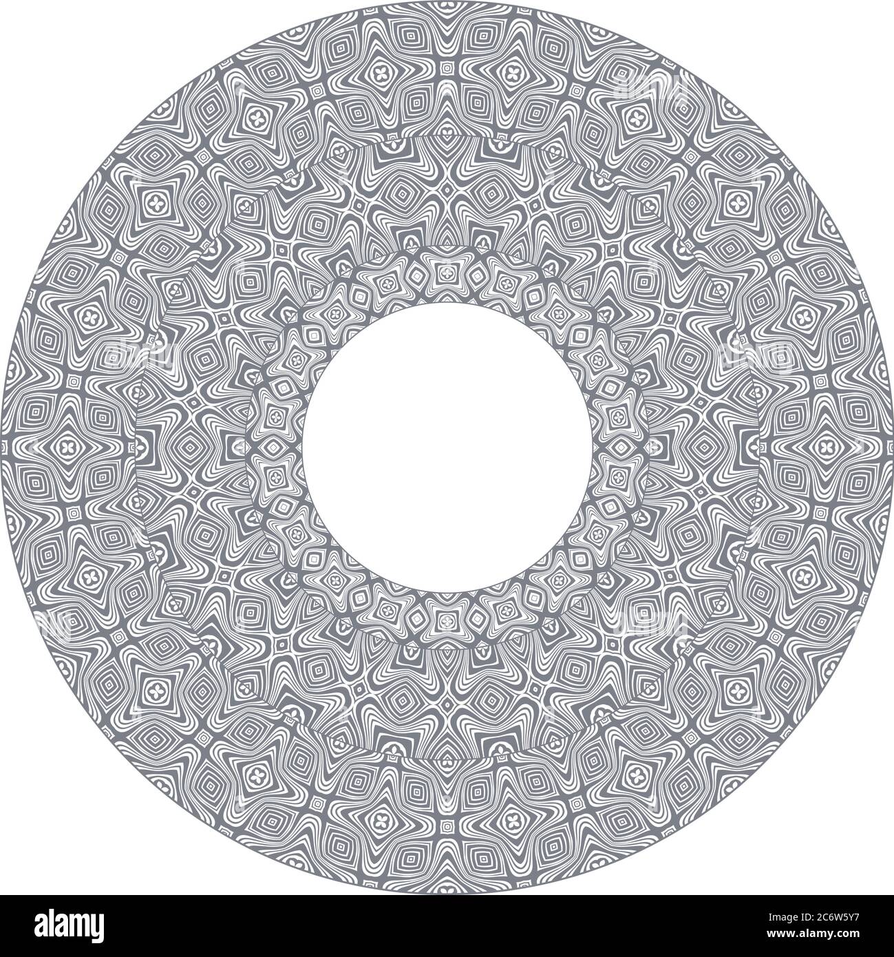 Vector ornamental vintage ethnic round frame Stock Vector Image & Art ...