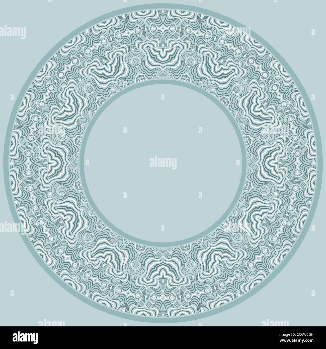 Vector abstract ornamental vintage round frame Stock Vector Image & Art ...