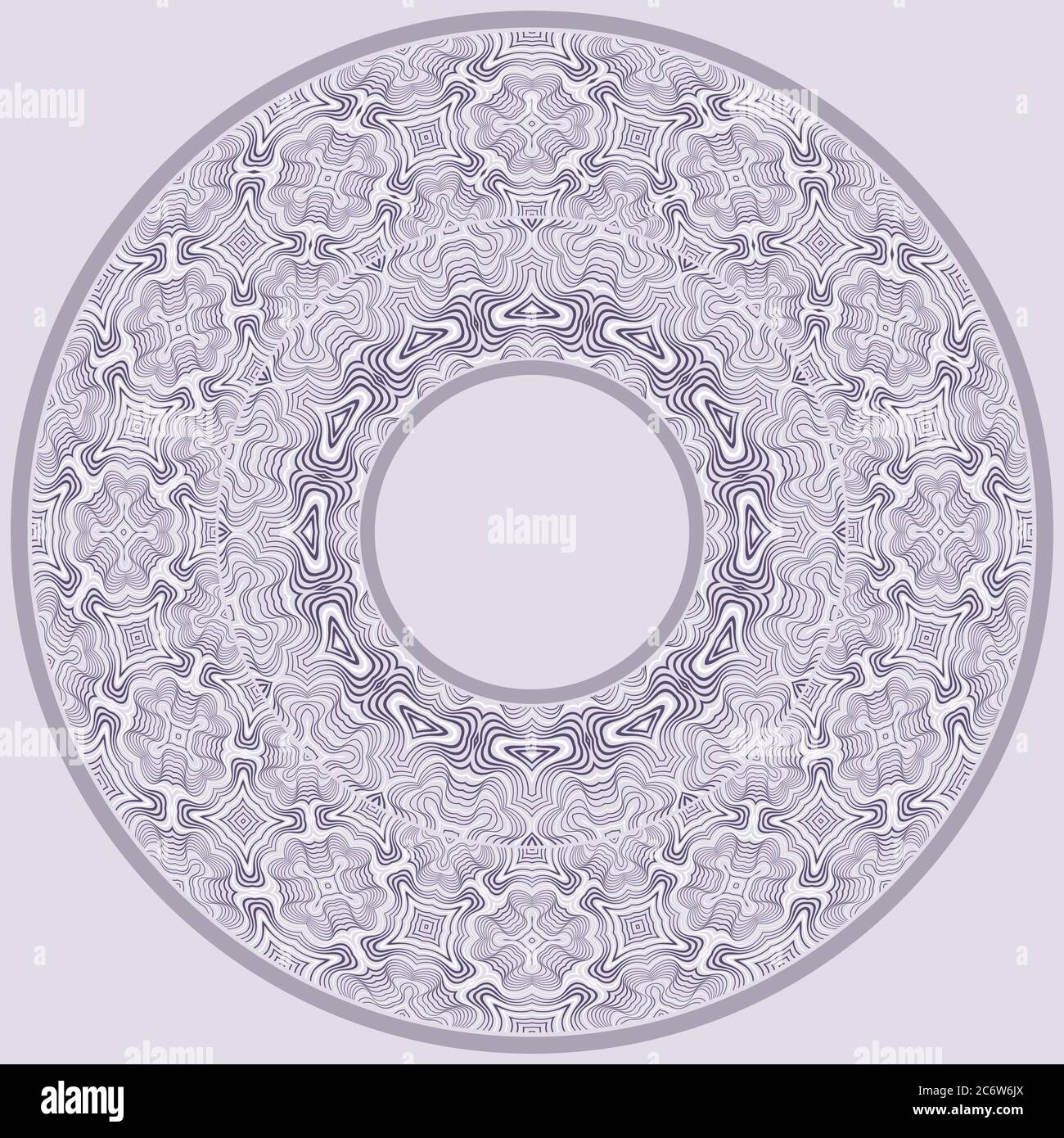 Vector abstract ornamental vintage round frame Stock Vector Image & Art ...