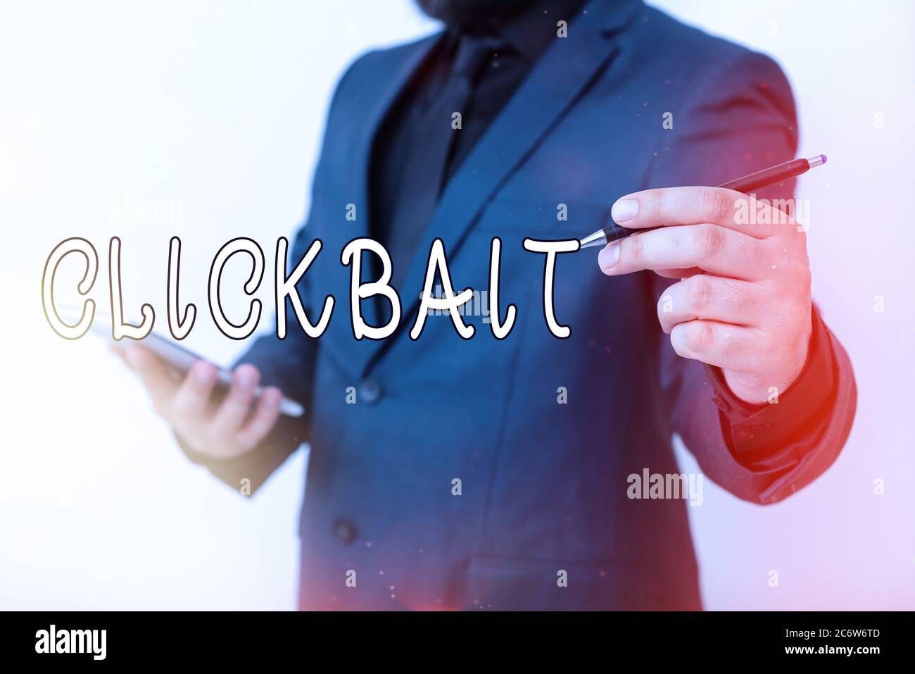 Handwriting text writing Clickbait. Conceptual photo the main purpose ...