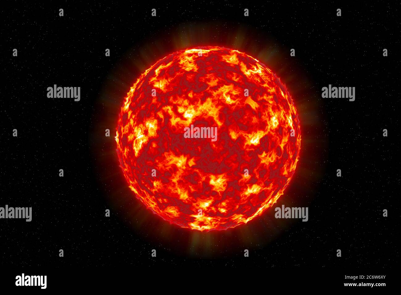 Sun solar surface texture sphere illustration isolated on a celestial ...