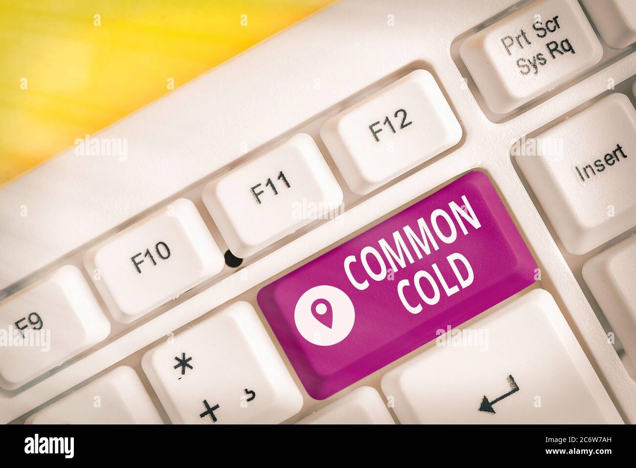 Text sign showing Common Cold. Business photo text viral infection in ...