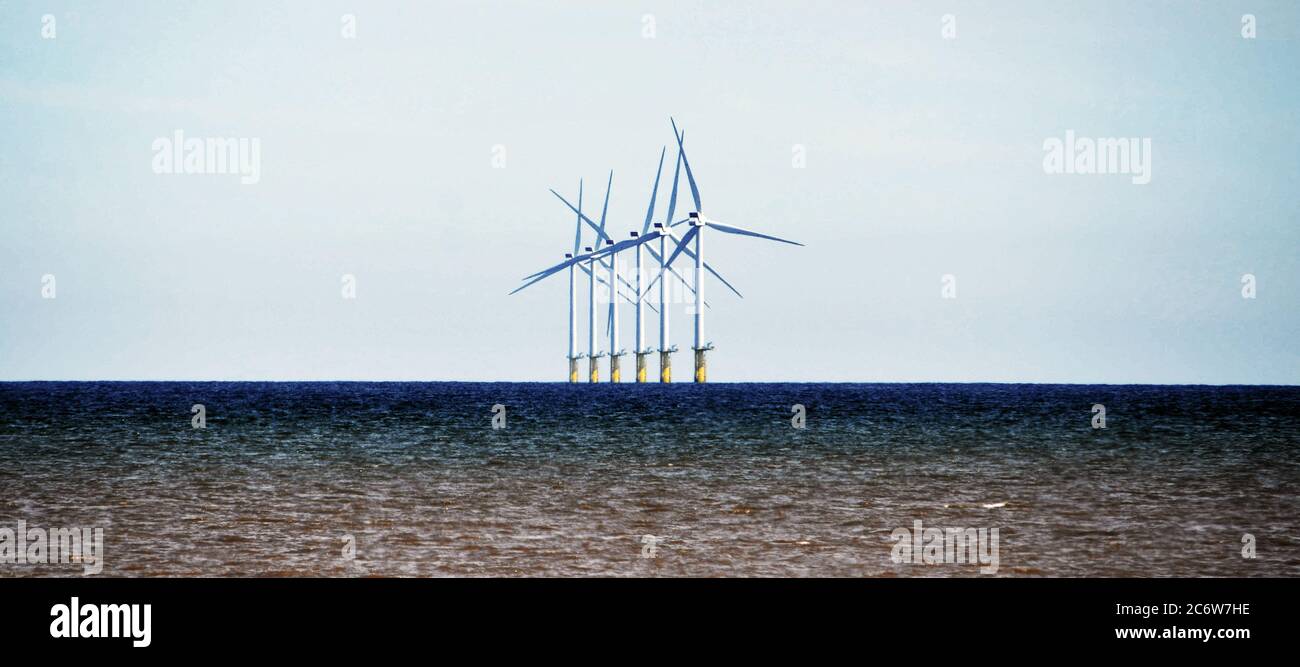 Offshore wind power plant hi-res stock photography and images - Alamy