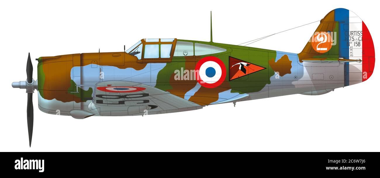 Curtiss h 75a2 hi-res stock photography and images - Alamy