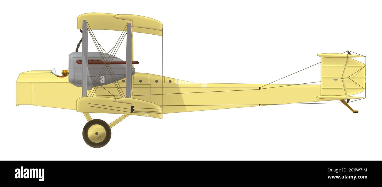 Vickers Vimy used by John Alcock and Arthur Brown for the first non ...