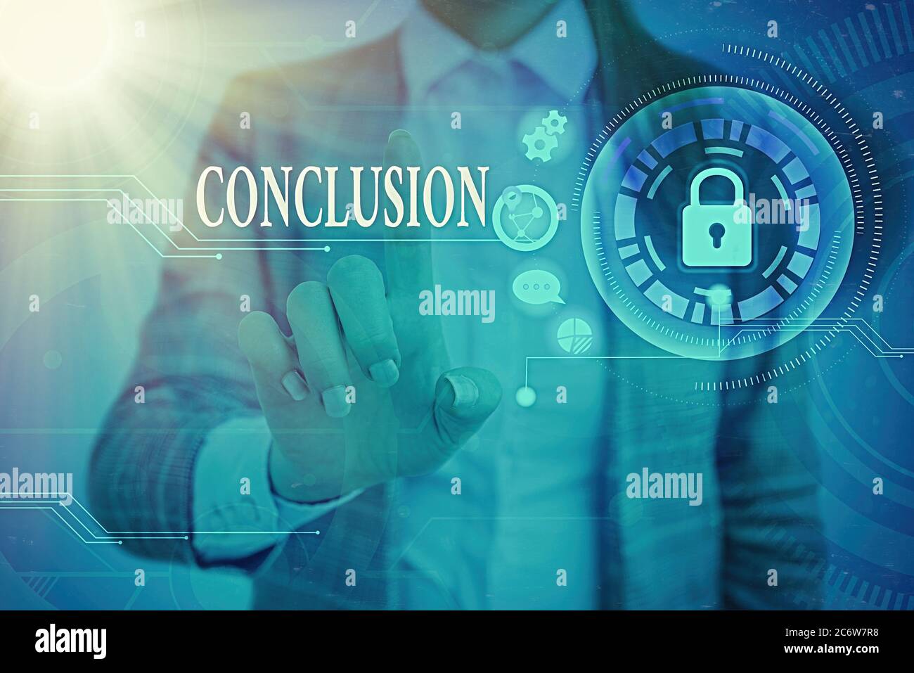 Word writing text Conclusion. Business photo showcasing used at the end ...