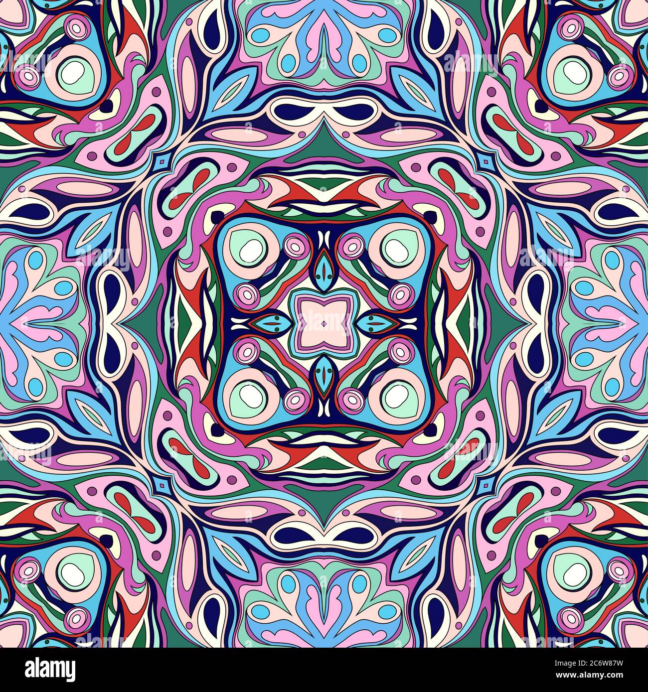 Vector abstract seamless pattern Stock Vector Image & Art - Alamy