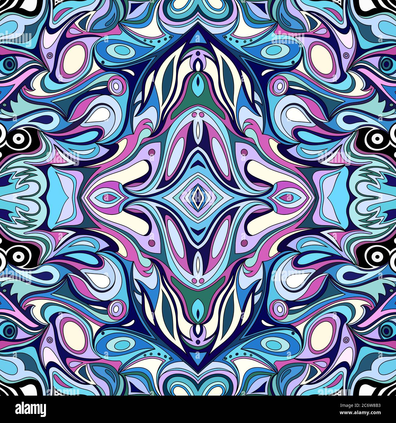 Vector abstract seamless pattern Stock Vector Image & Art - Alamy