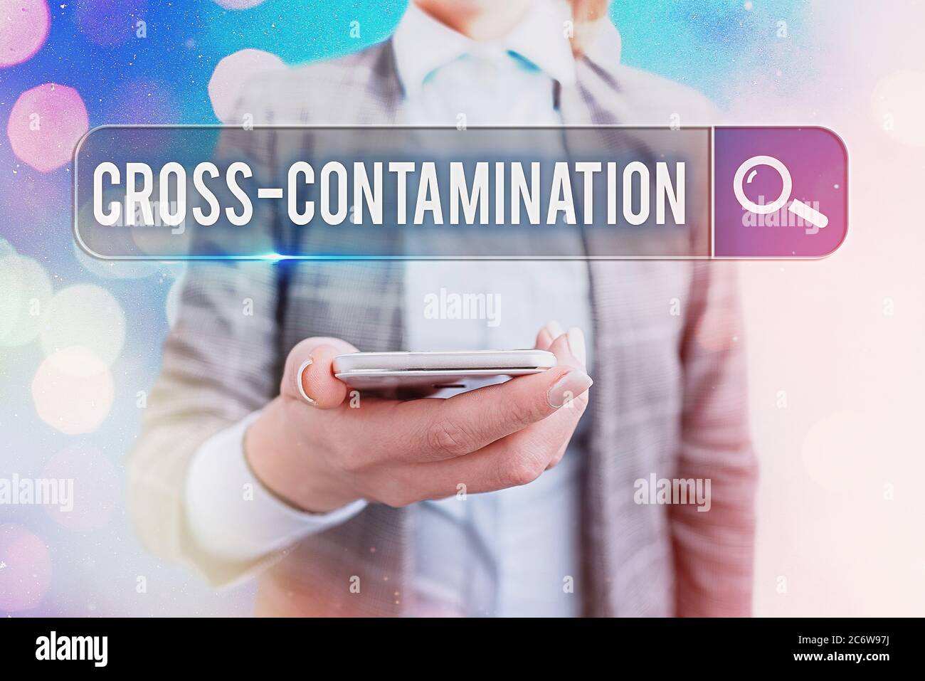 Text sign showing Cross Contamination. Business photo showcasing ...