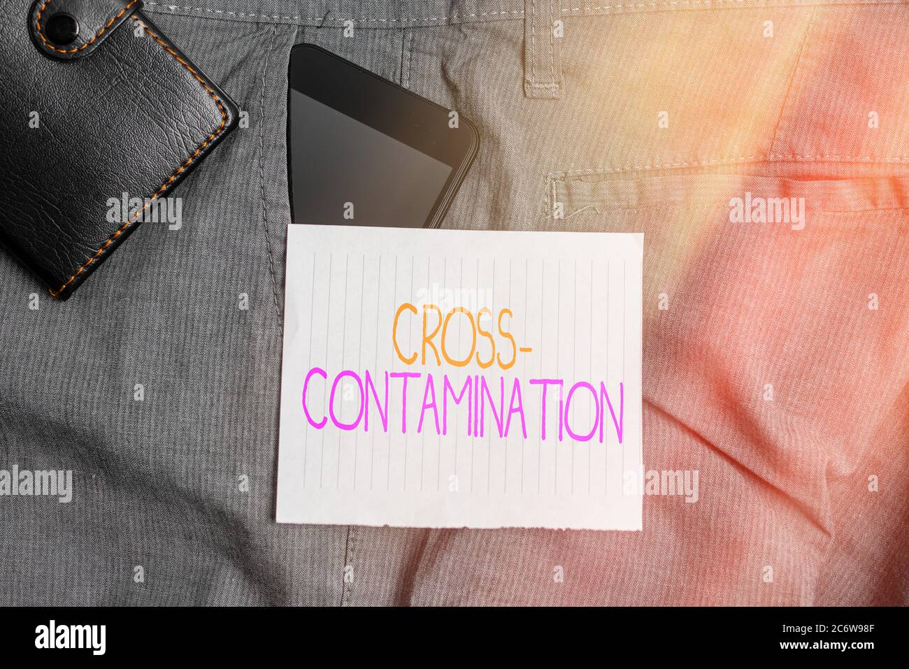 Conceptual hand writing showing Cross Contamination. Concept meaning ...