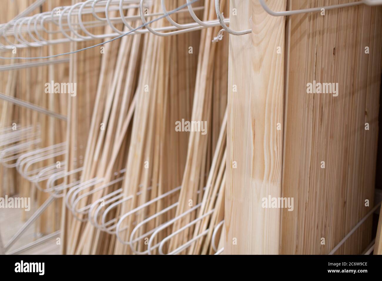 Wooden boards in hardware store warehouseh on shelf Stock Photo - Alamy