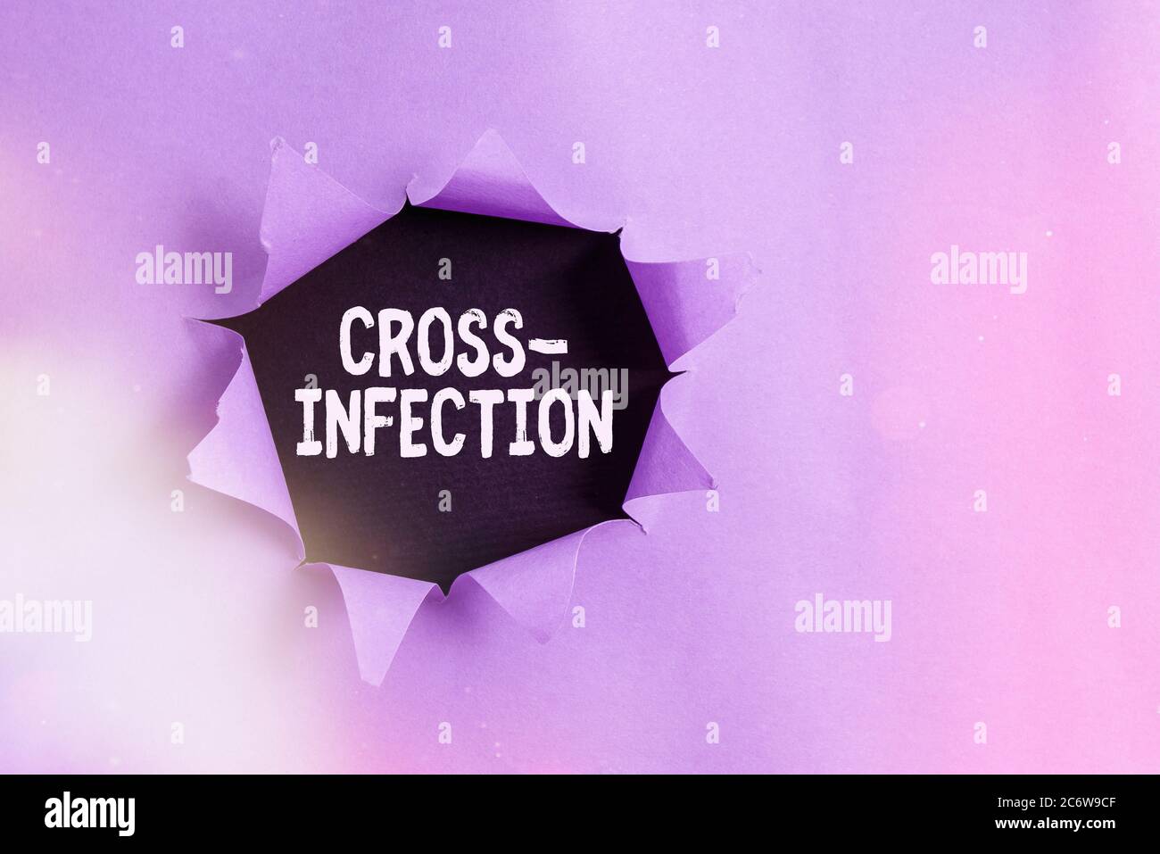 Conceptual hand writing showing Cross Infection. Concept meaning ...