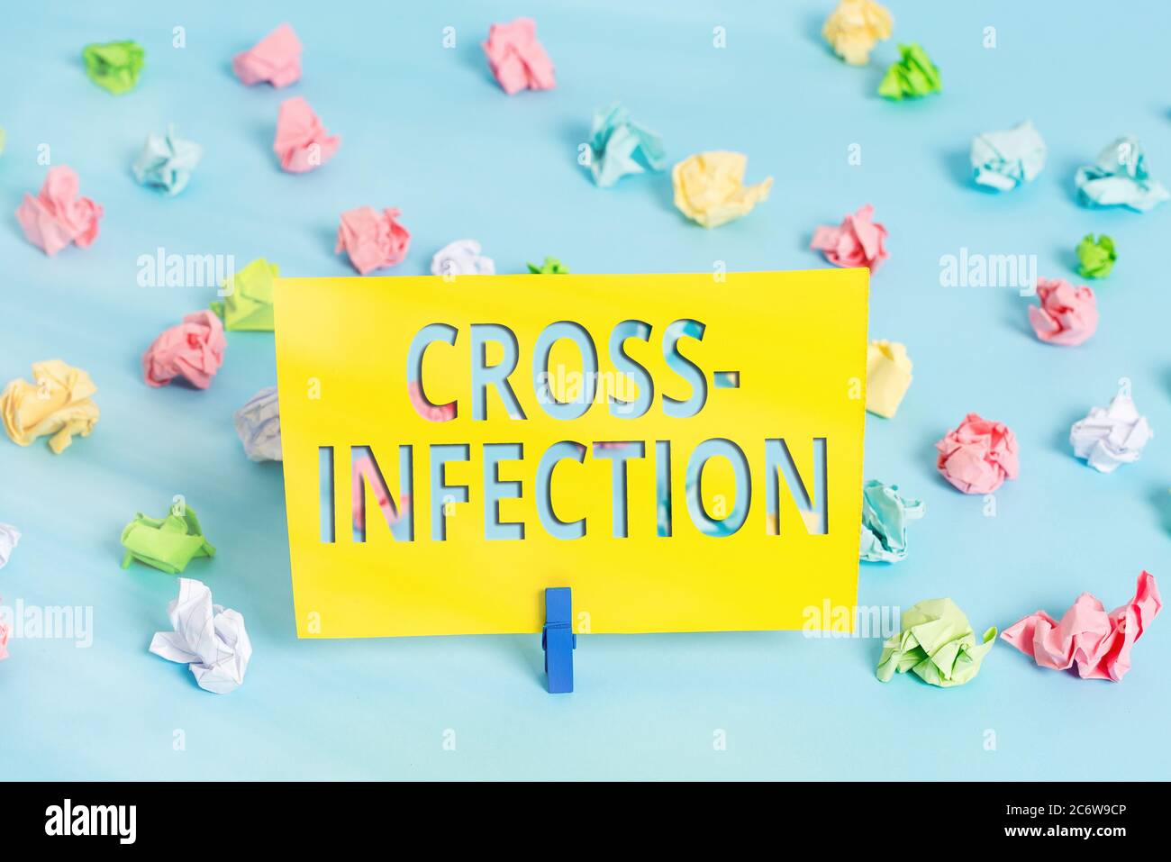 Text sign showing Cross Infection. Business photo text diseasecausing ...