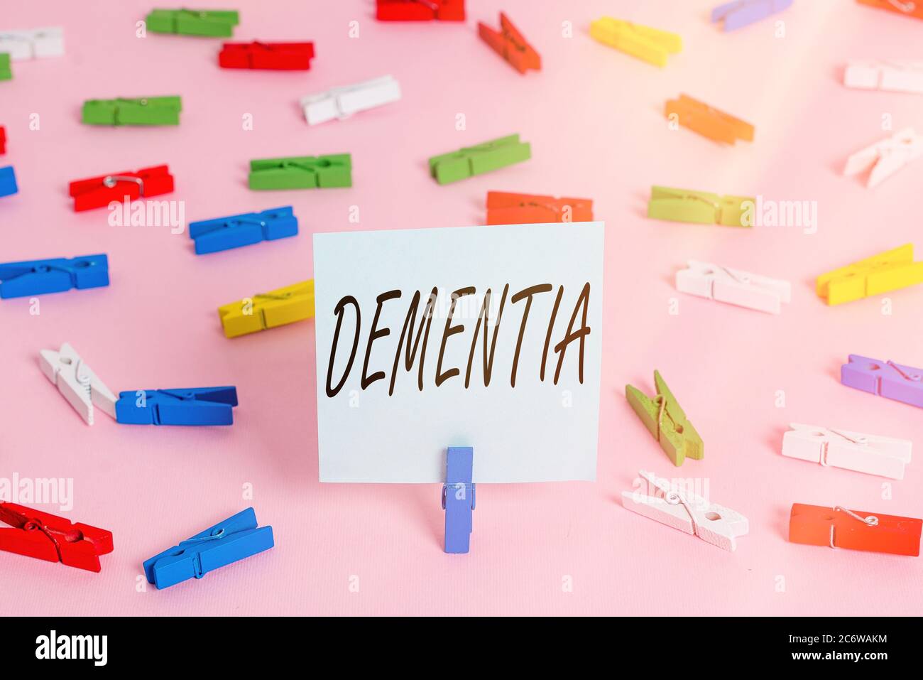 Word writing text Dementia. Business photo showcasing the general word ...