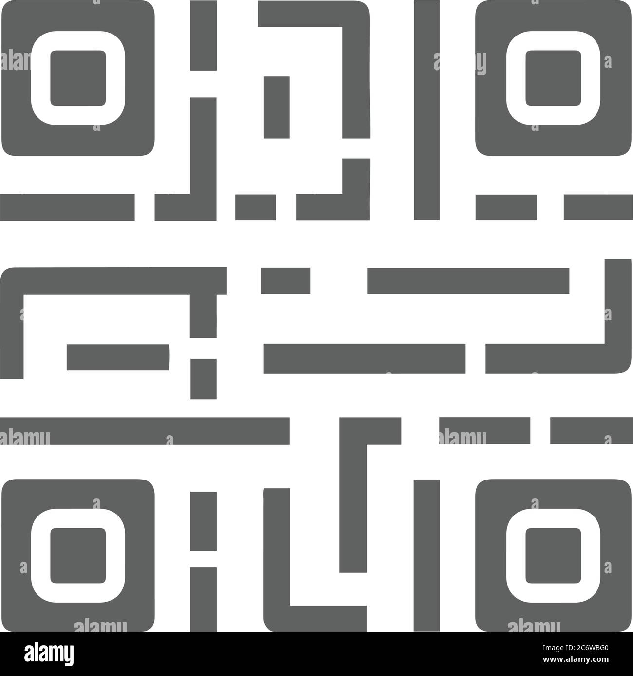 Qr code and binary code Black and White Stock Photos & Images - Alamy
