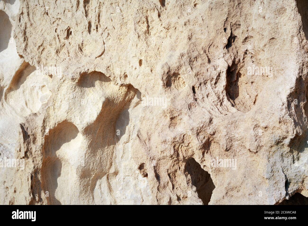 Surface sandy rock. Rocky shore of the Caspian Sea Stock Photo - Alamy
