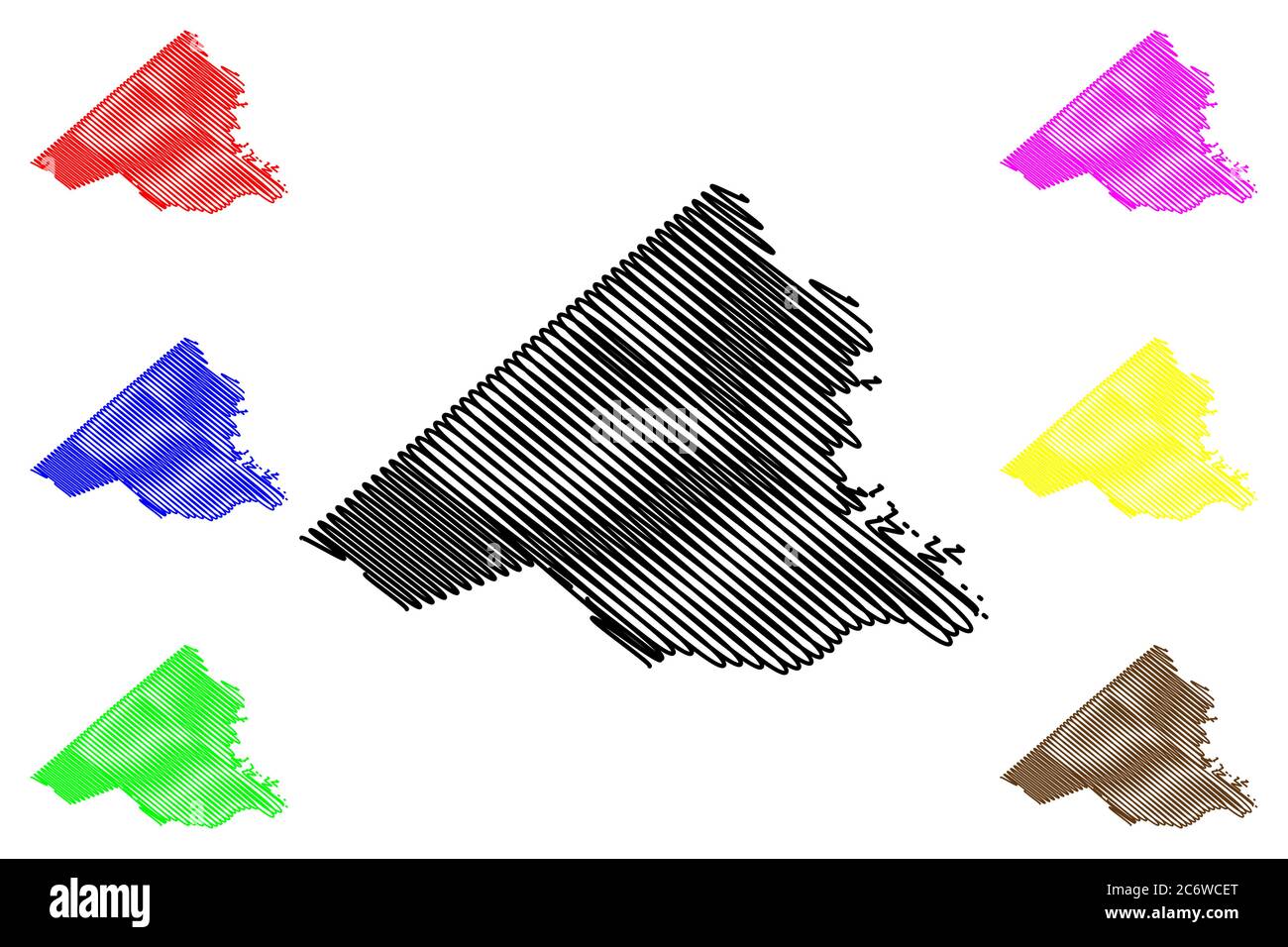 Map of augusta georgia hi-res stock photography and images - Alamy