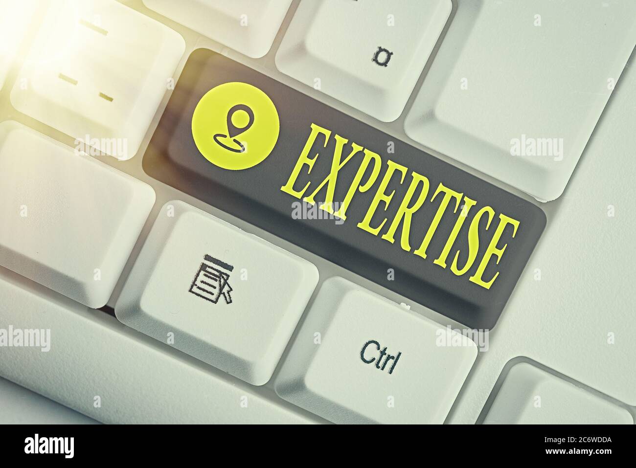 Writing note showing Expertise. Business concept for specific ...