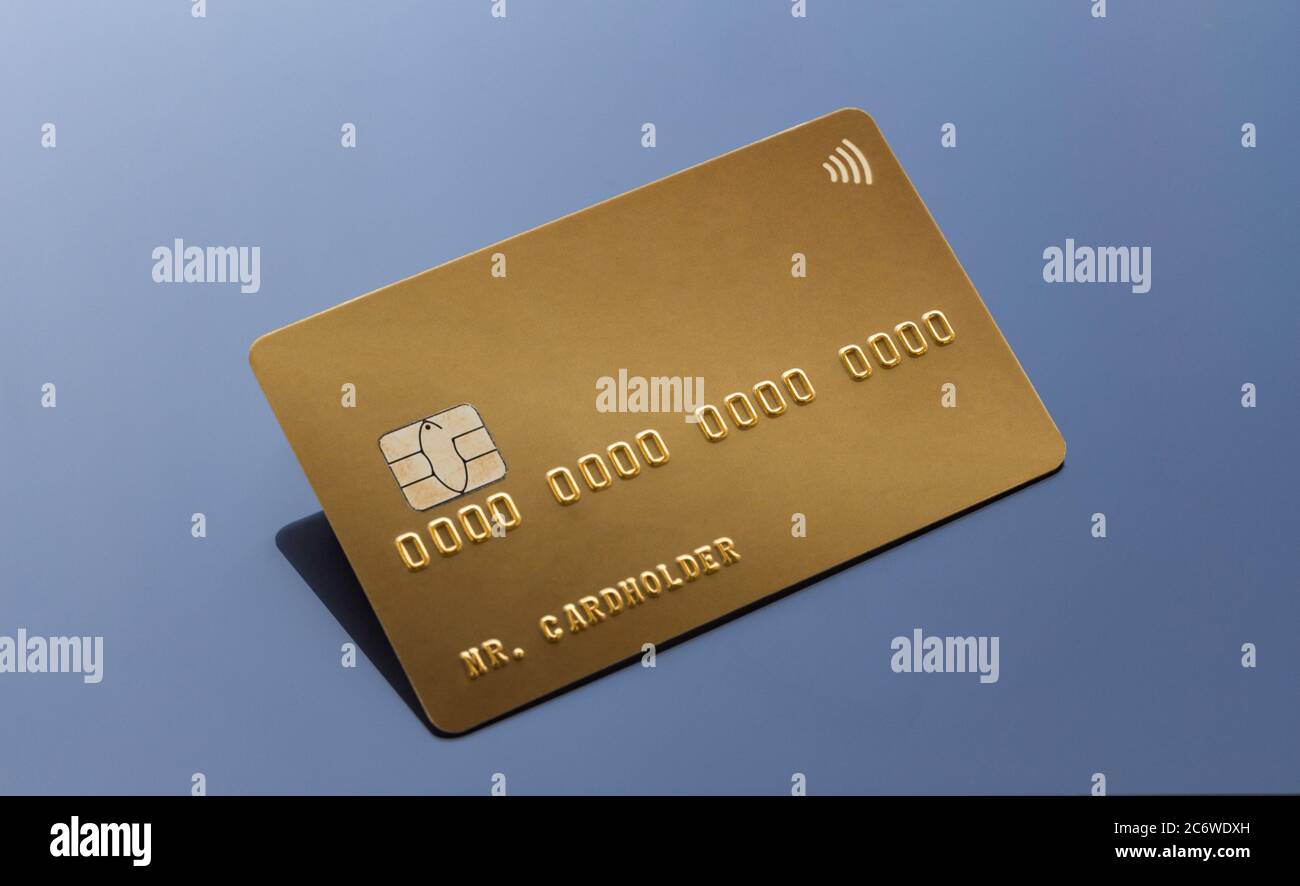 Gold business card template gold hi-res stock photography and images ...