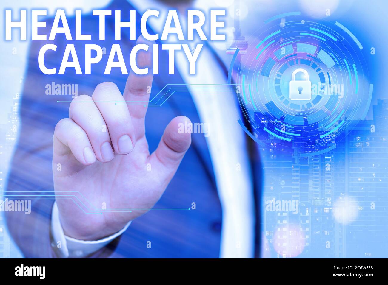 Handwriting text writing Healthcare Capacity. Conceptual photo maximum ...