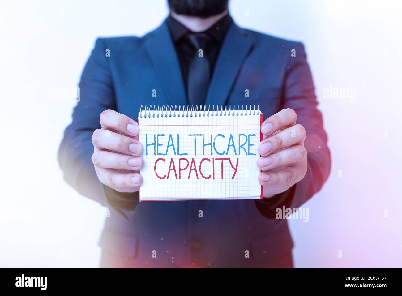 Handwriting text writing Healthcare Capacity. Conceptual photo maximum ...