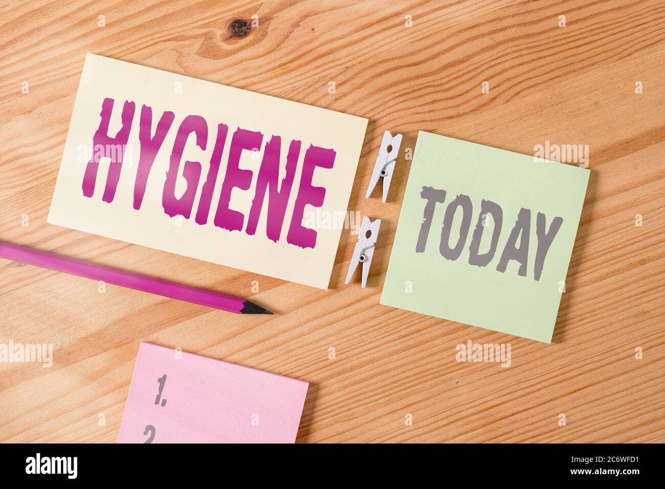 Conceptual hand writing showing Hygiene. Concept meaning study of ...