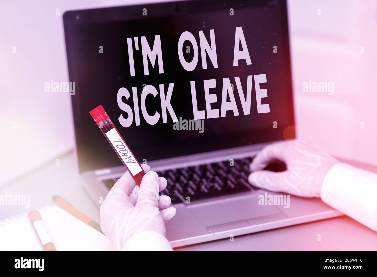 Sick leave of absence from work hi-res stock photography and images - Alamy