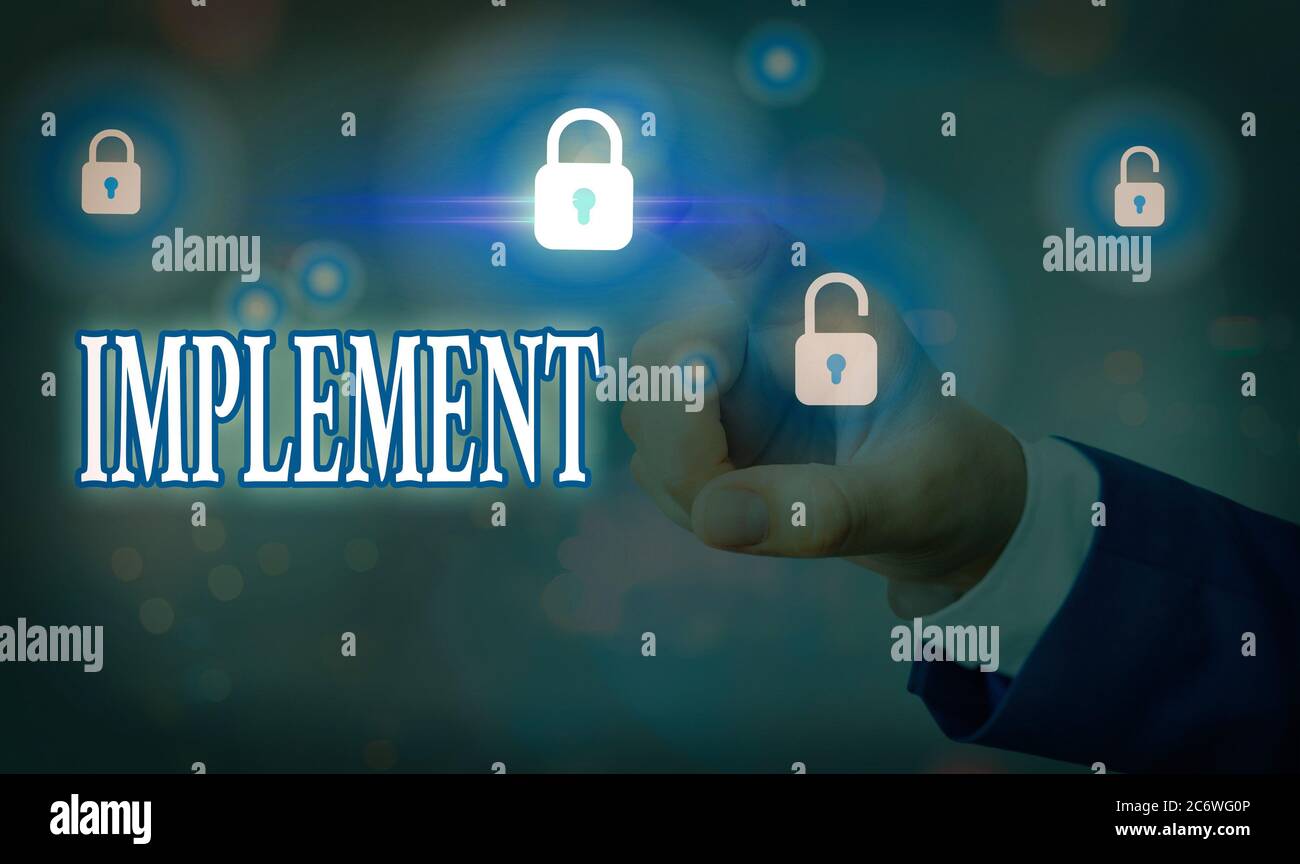 Handwriting text writing Implement. Conceptual photo give practical ...