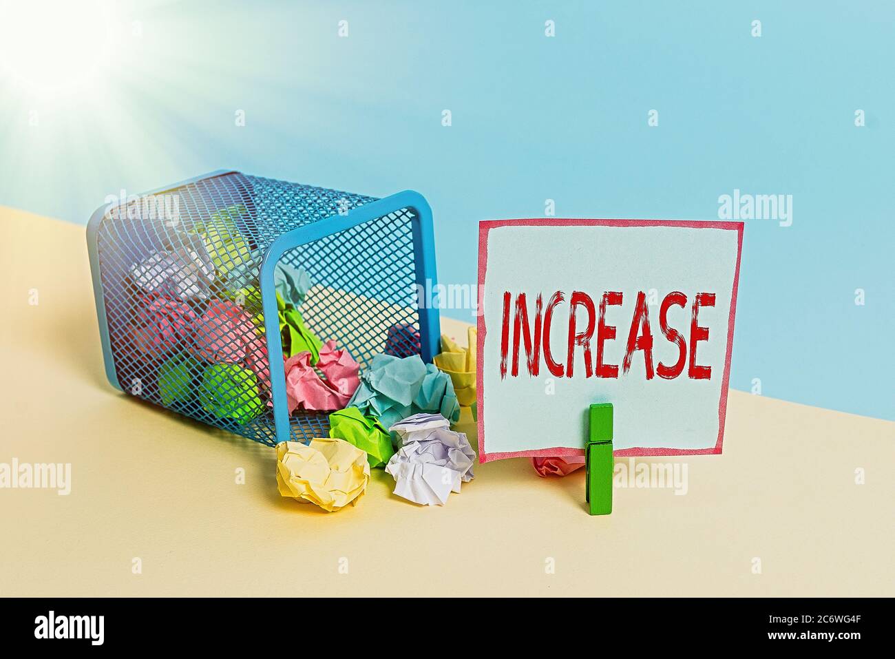 Word writing text Increase. Business photo showcasing the act of ...