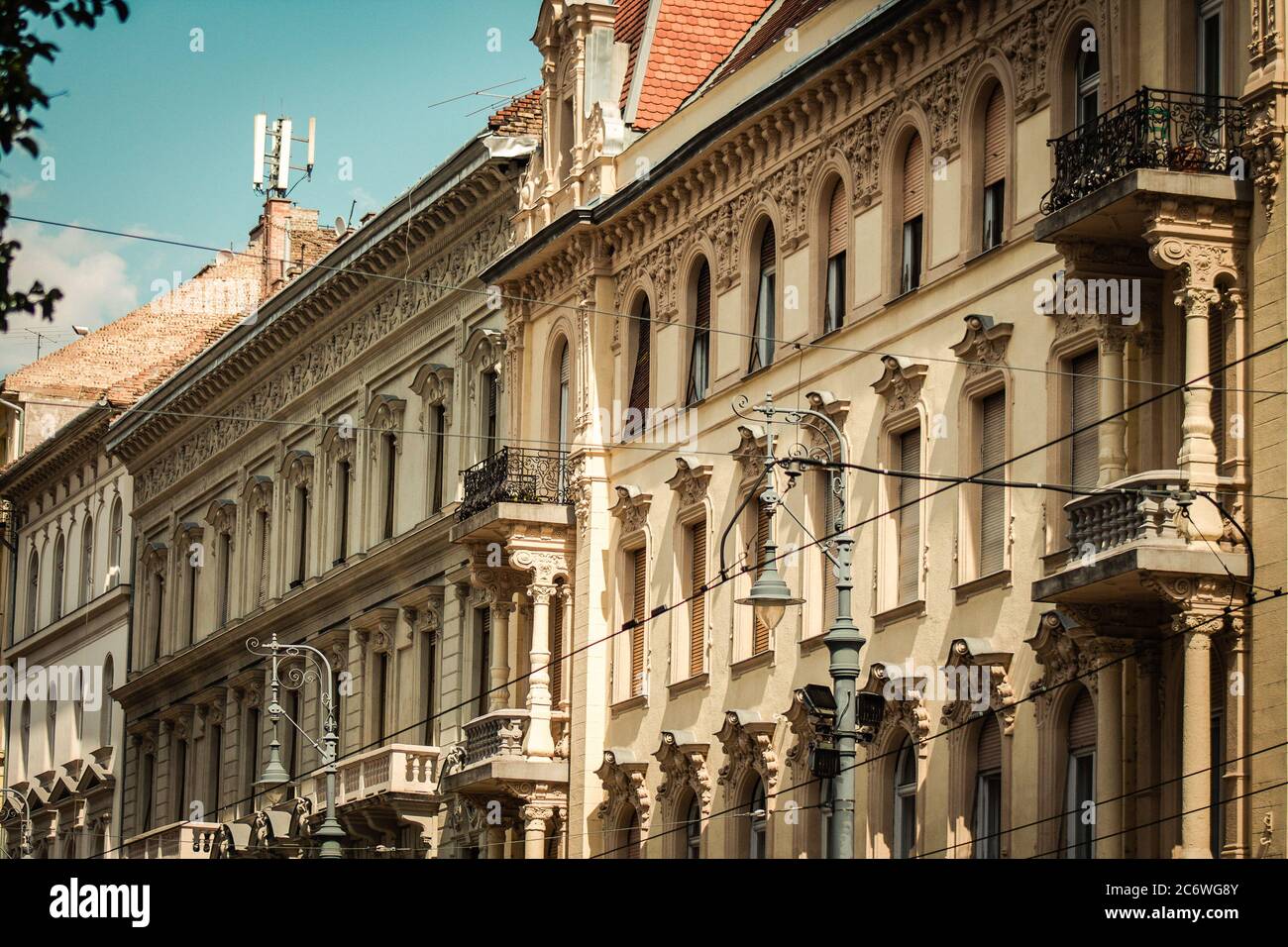 Budapest Hungary july 11, 2020 View of the gothic architecture of ...