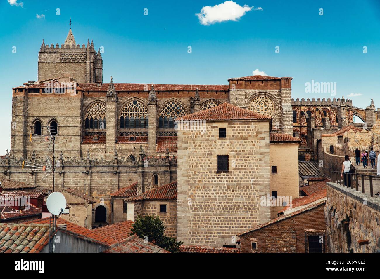 Avila castle inside view hi-res stock photography and images - Alamy