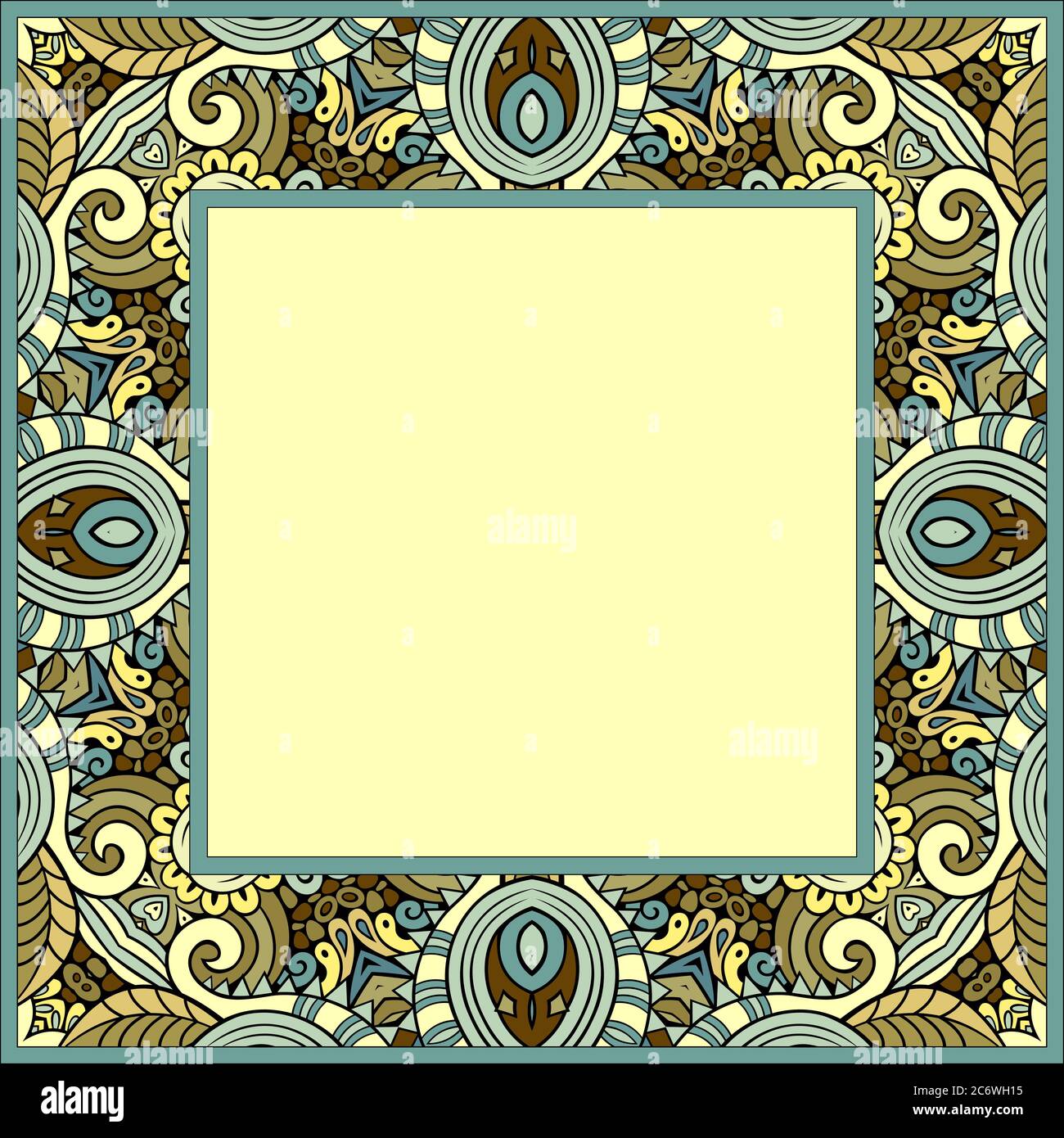 Floral vector border. Nature illustration Stock Vector Image & Art - Alamy