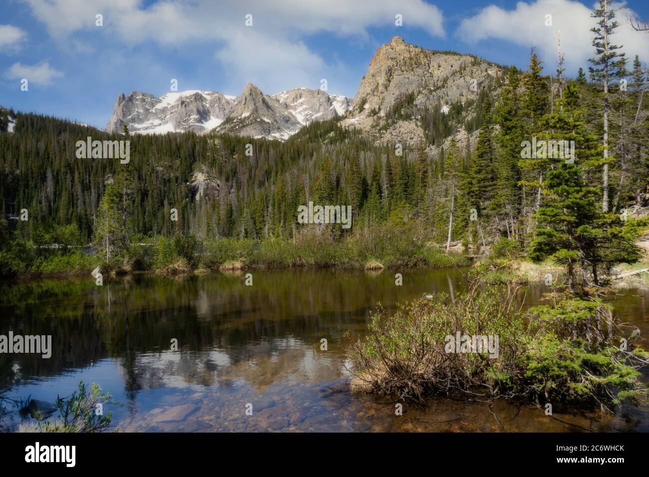Fern lake hiking rocky hi-res stock photography and images - Alamy