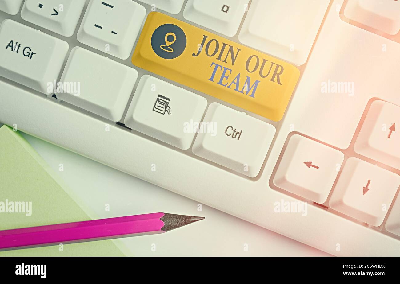 Word writing text Join Our Team. Business photo showcasing inviting ...
