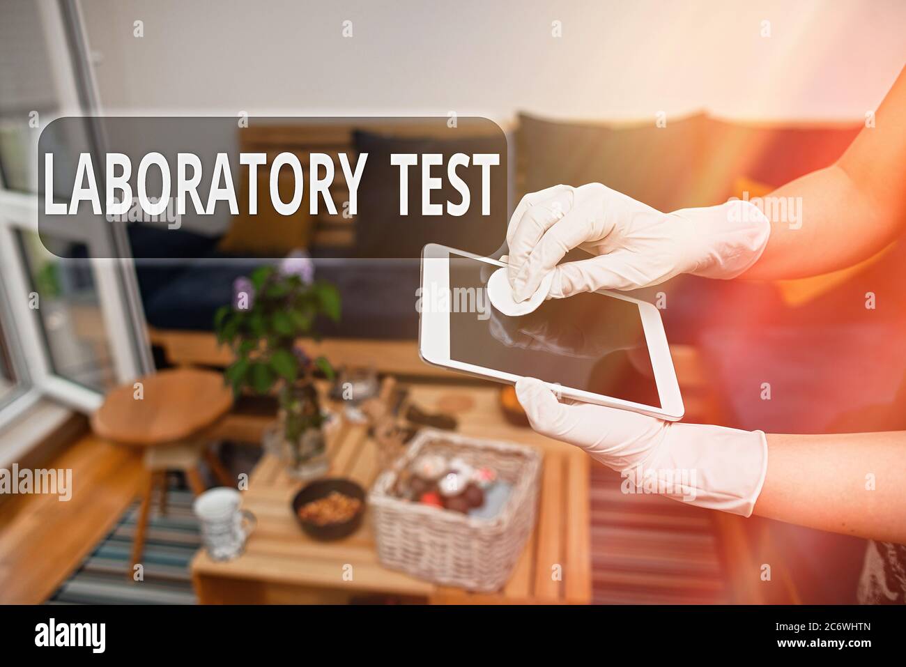 Handwriting text writing Laboratory Test. Conceptual photo ...