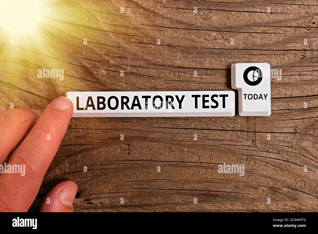 Conceptual hand writing showing Laboratory Test. Concept meaning ...