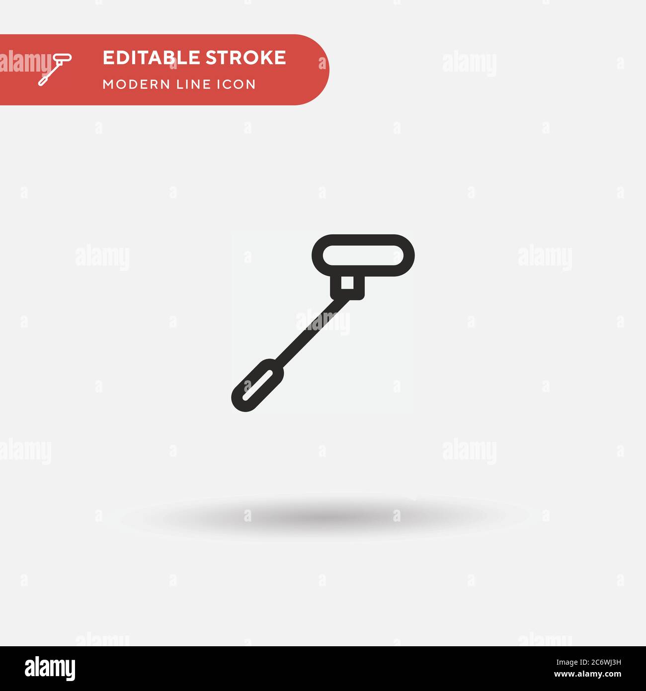 Mic Simple vector icon. Illustration symbol design template for web ...