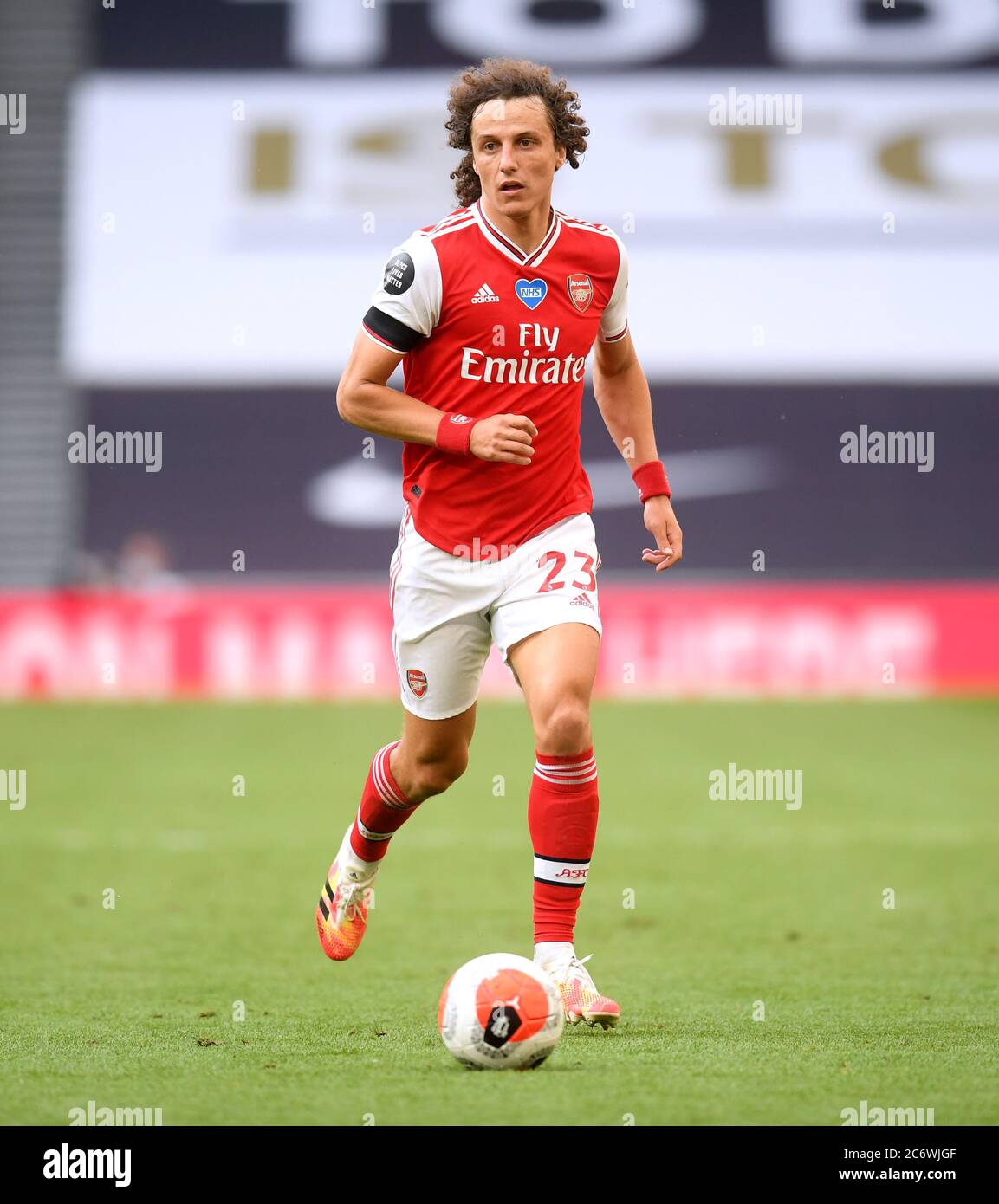 Arsenal's David Luiz during the Premier League match at Tottenham ...