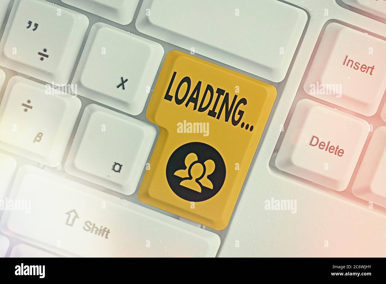 Handwriting text writing Loading.... Conceptual photo applying an extra ...