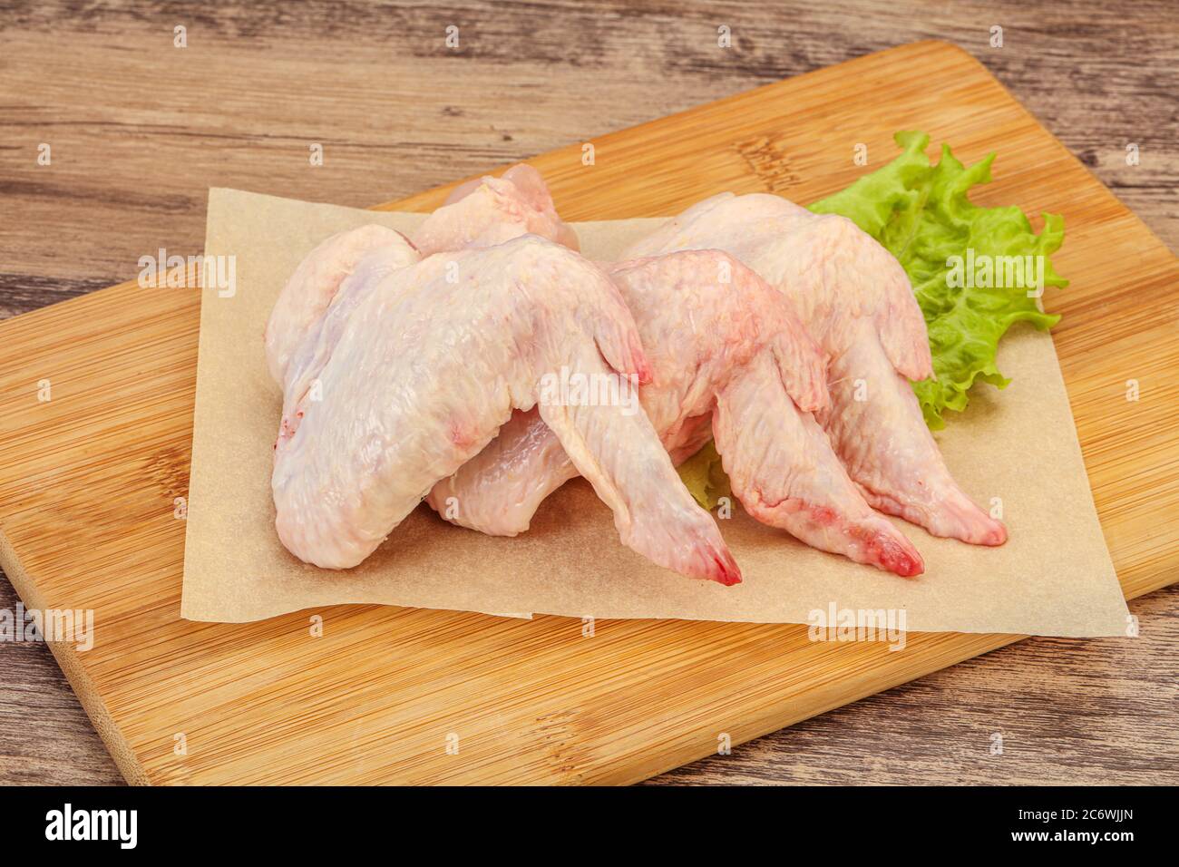 Raw chicken wings ready for cooking Stock Photo - Alamy
