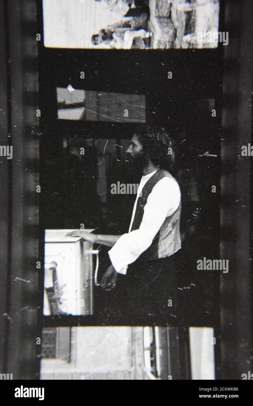 Fine 70s vintage black and white lifestyle photography of an average ...