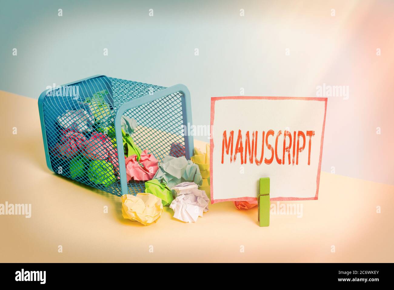 Word writing text Manuscript. Business photo showcasing handwritten ...