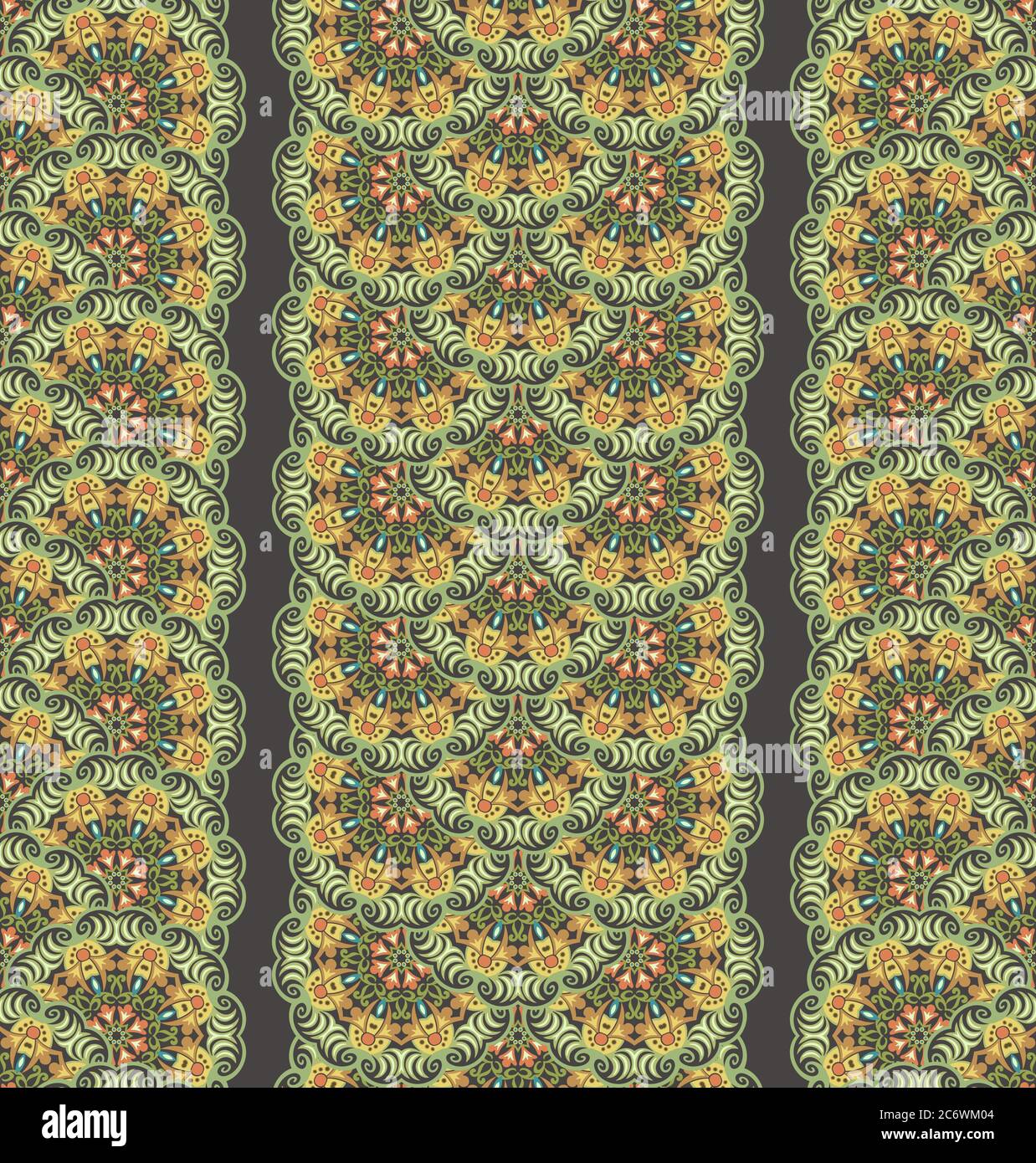 Vector abstract nature seamless pattern Stock Vector Image & Art - Alamy