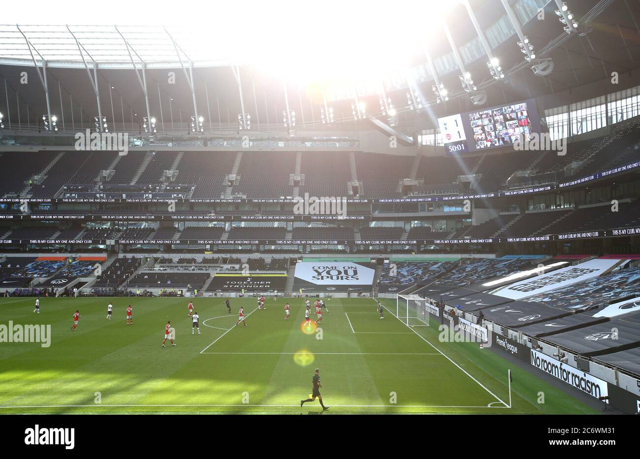 General view of the action during the Premier League match at The ...