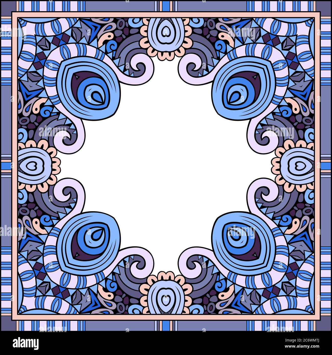 Floral vector border. Nature illustration Stock Vector Image & Art - Alamy
