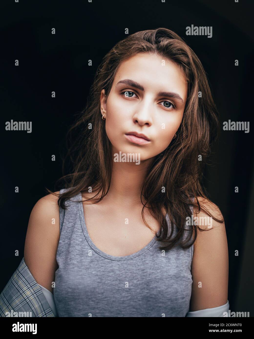 Melancholy model hi-res stock photography and images - Alamy