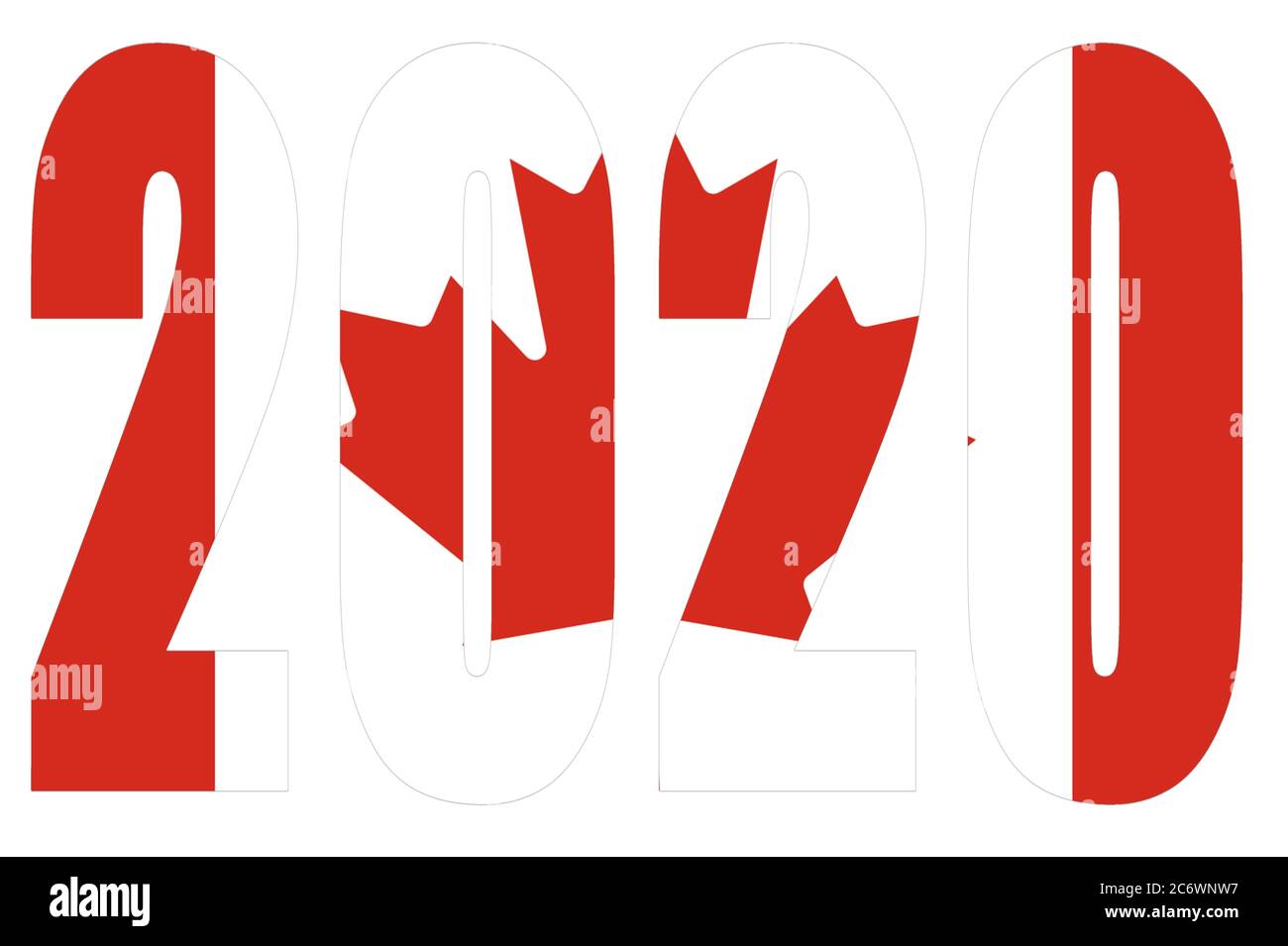 2020 Number paper art Text Design. holiday illustration Stock Photo - Alamy